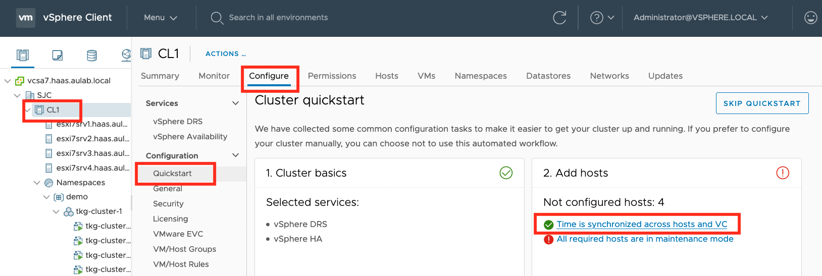 Verify and Troubleshoot vSphere 7 with Kubernetes – beyond elastic